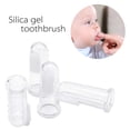 1Pcs Safe Soft Silicone Baby Finger Toothbrush Kids Infant Training ...