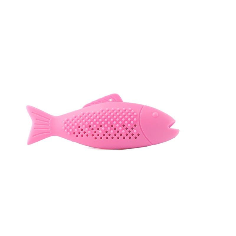 Pet Cat Toothbrush Fish-Shaped Silicone Mint Toothbrush Pet Toys Fish ...