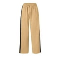 Dealovy Sweatpants Women Elastic High Waist Wide-Leg Trousers ...
