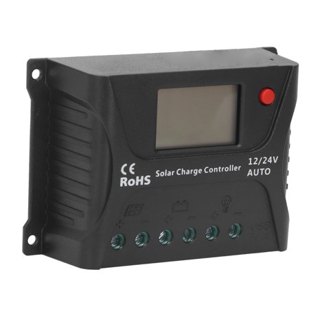 Solar Battery Regulator, Solar Charge Controller LED Display PWM ...