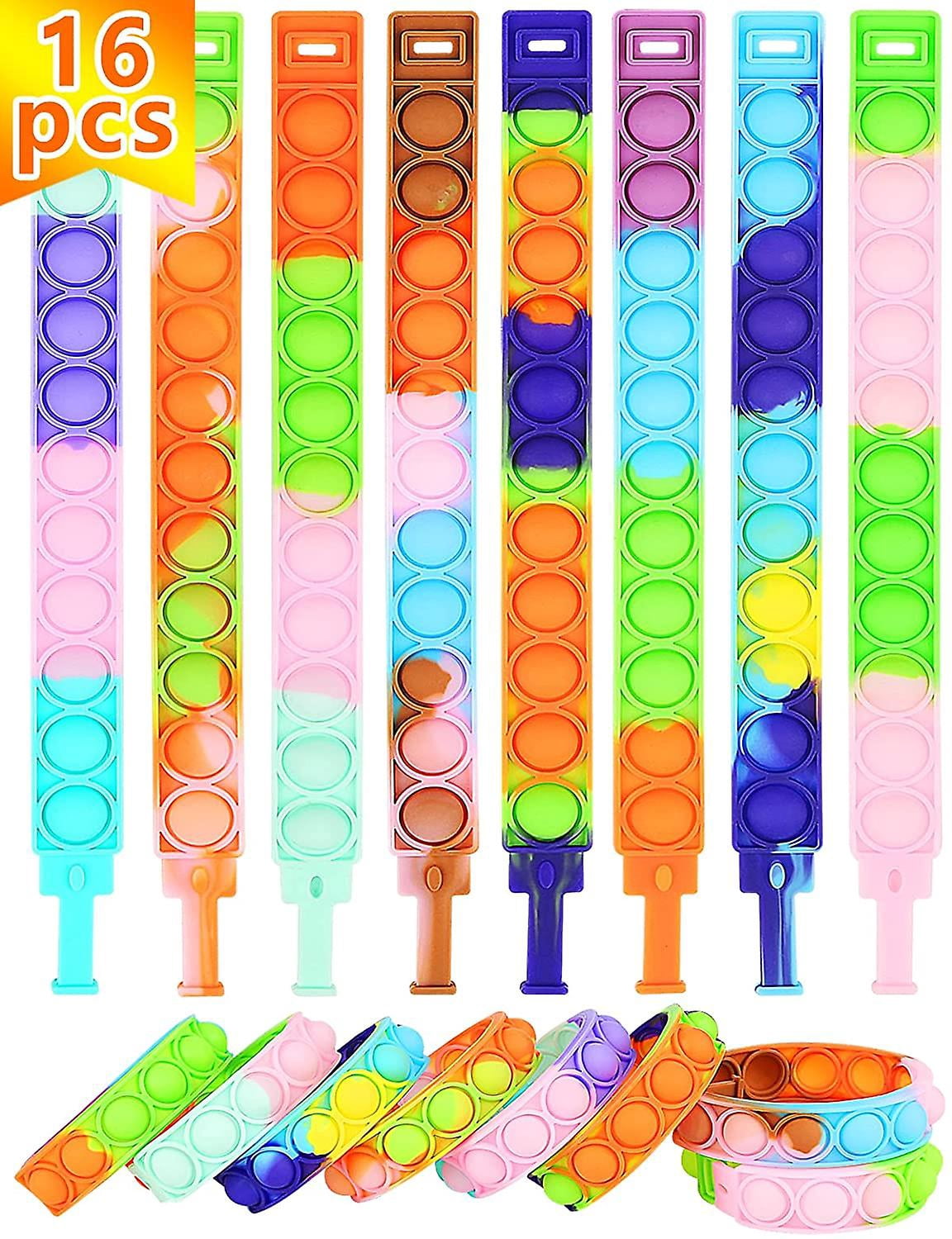 Pulsera Pop Fidget It a granel para niños, paquete de juguetes mini Pop ...