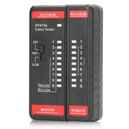 Cable Tester, Battery Powered Anti Burn Function Telephone Line Test ...