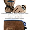 ACDANC Leather Work Gloves for Men or Women. Large Glove for Gardening ...