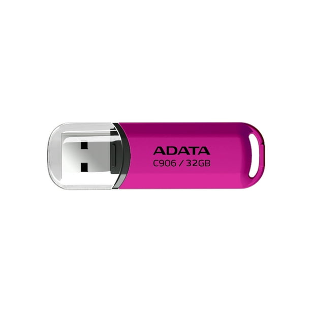 Memoria USB A-Data, Modelo C906, Color Rosa de 32GB, USB 2.0, AC906-32G ...