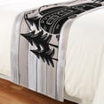 Bed Runner Camper Forest Bedding Scarves Soft Decorative Bed Flag Pine ...