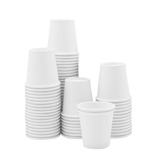 Paper Medical and Dental Graduated Cups 3 oz, White/Blue, 100/Bag, 50 ...