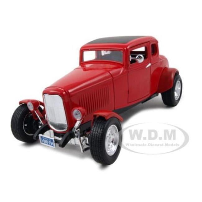 Motormax 73171r 1 by 18 1932 Ford Coupe Diecast Model Car, Red ...