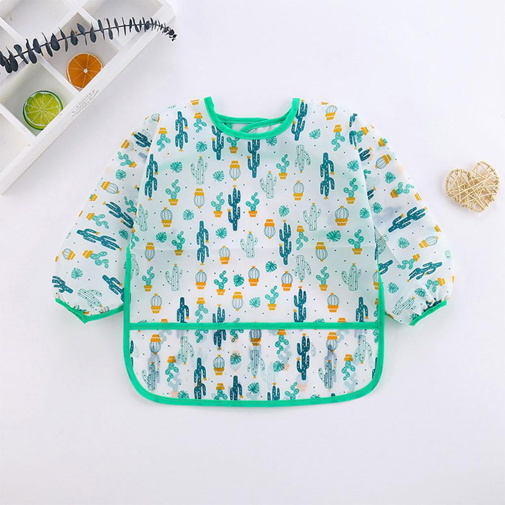 Kids Feeding Bib Wipe Clean Lunch Apron Feeding Smock for , - Walmart.com