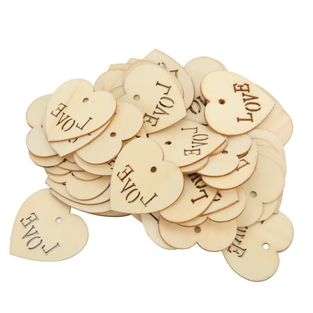 Love Heart Shape Wood Chips, Composite Wood DIY Wood Chips Beautiful ...