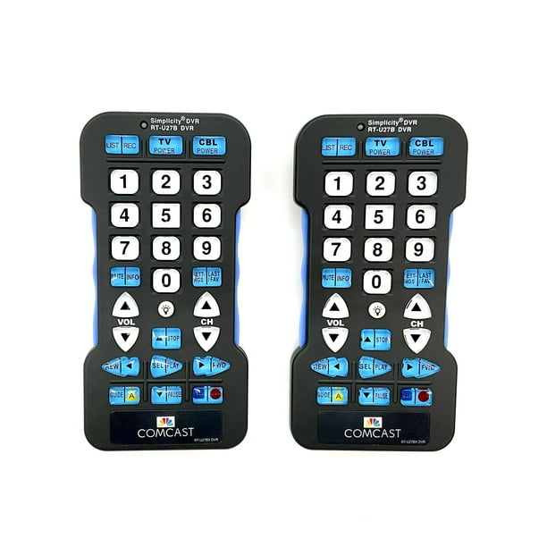 (2 Pack) Replacement Xfinity Comcast Remote Control Large Big Button ...