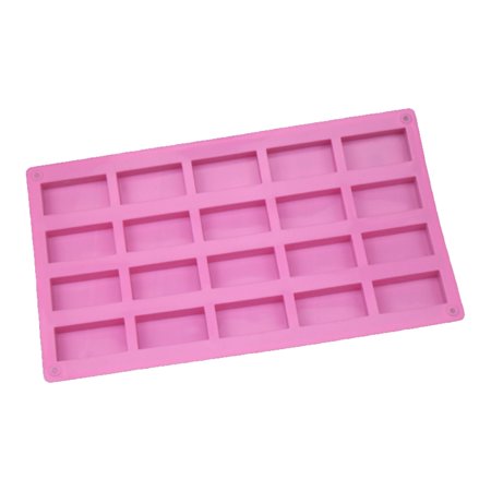 Xinxinyy 1/2/3 20 Cavity Rectangle Shape Ice Cube Cake Biscuit Pastry ...