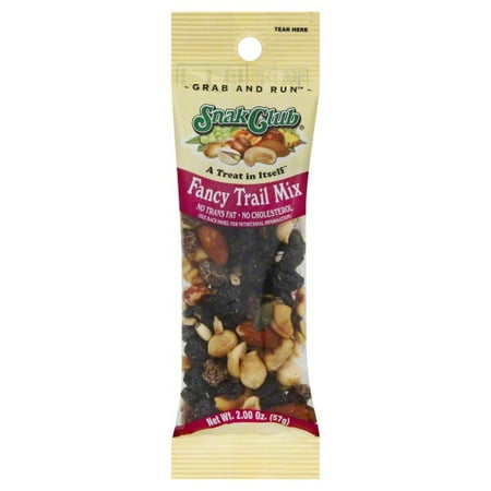 Snak Club Tube Fancy Trail Mix 2 Oz Each ( 12 In A Pack ) - Walmart.com