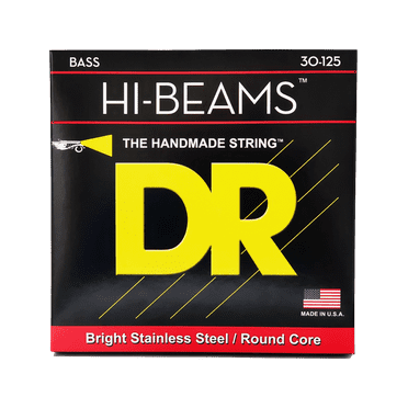 DR Handmade Strings 45-125 DR Hi-Def Neon Bass 5 String, Orange ...