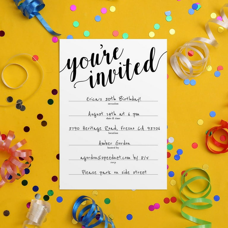 Made Invitations Walmart