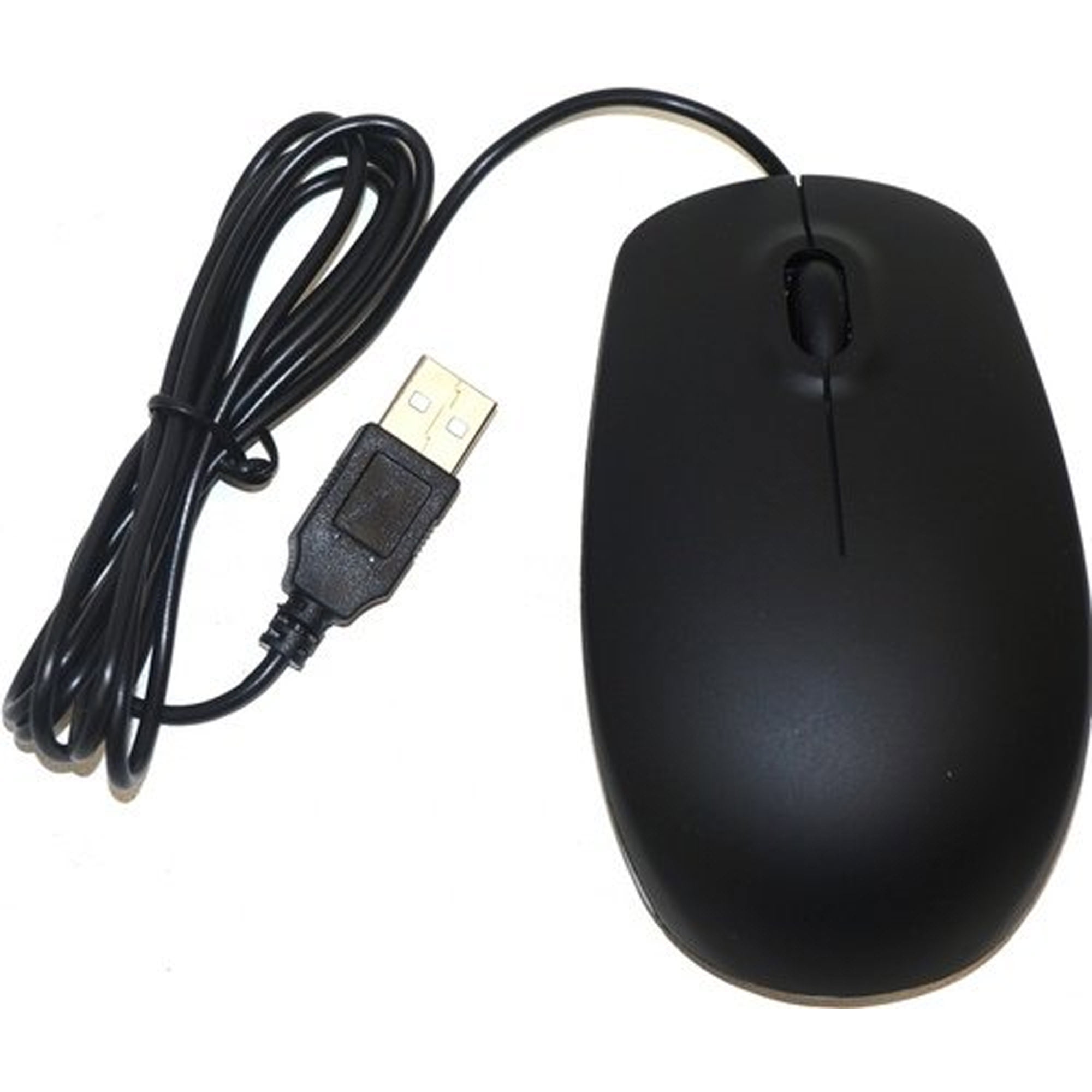 Enovate IT GC-MOUSE-10 Optical Mouse - 3 Button - USB - Wired - Black ...