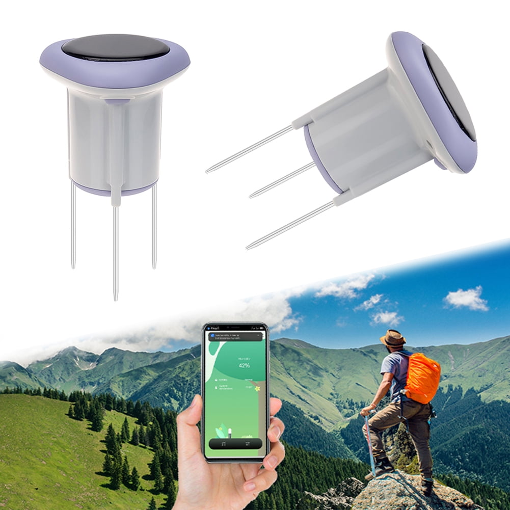 Smart Zigbee Solar Soil Sensor Planting Temperature and Humidity Meter ...