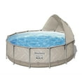 "Bestway Swimming Steel Pro 13' x 42"" Round Above Ground Pool Set with ...