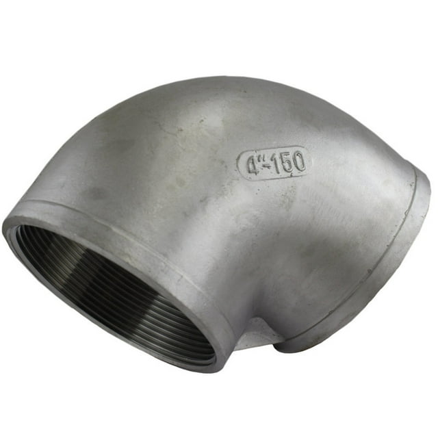 4" Female Ports Stainless Steel Pipe Fitting Elbow - Walmart.com