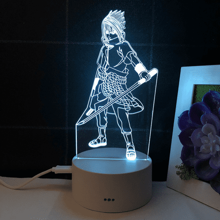 AVEKI Anime Naruto Night Light 3D Illusion Lamp Remote Control Sakura ...