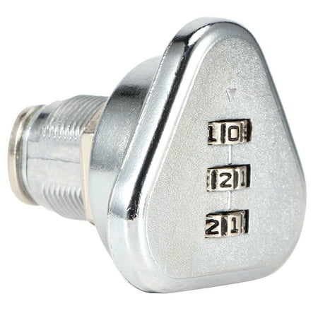 Cam Lock, 1.6x1.5in 3 Digit Portable Password Cam Lock, Mailboxes ...
