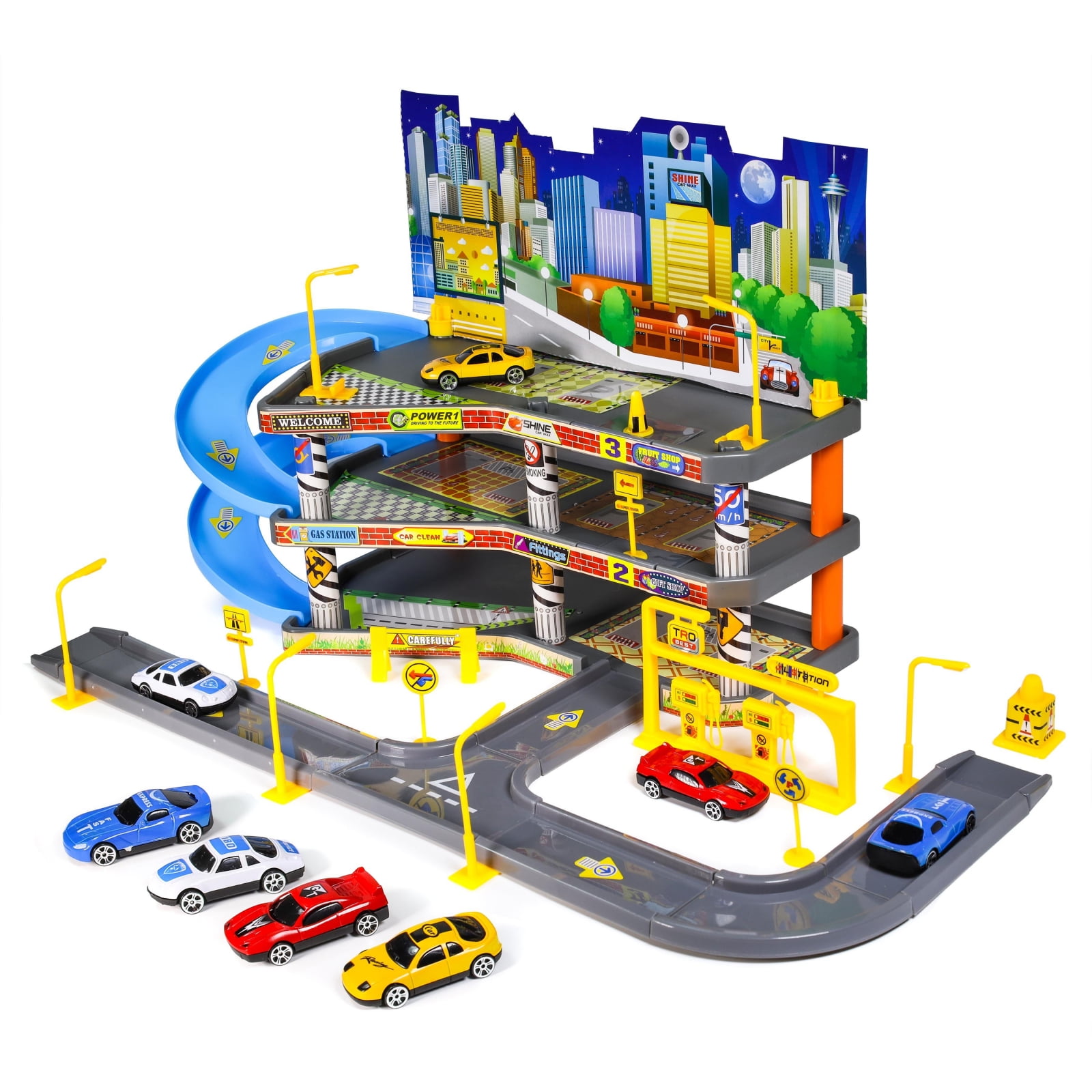 Toy Car Garage Playset