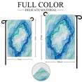 Blue Marble Garden Flag 12x18 Inch Modern Abstract Art Watercolor Blue ...