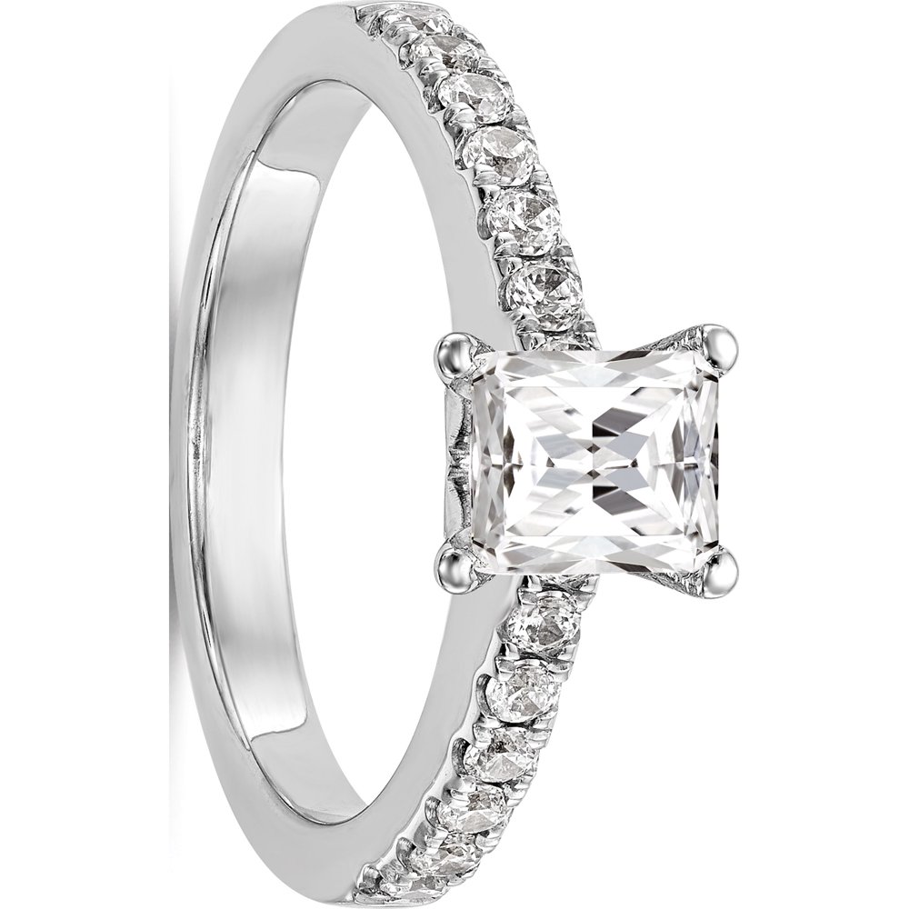 True Origin - 14kw Lab Grown Dia VS/SI Colorless Semi-Mount Engagement ...