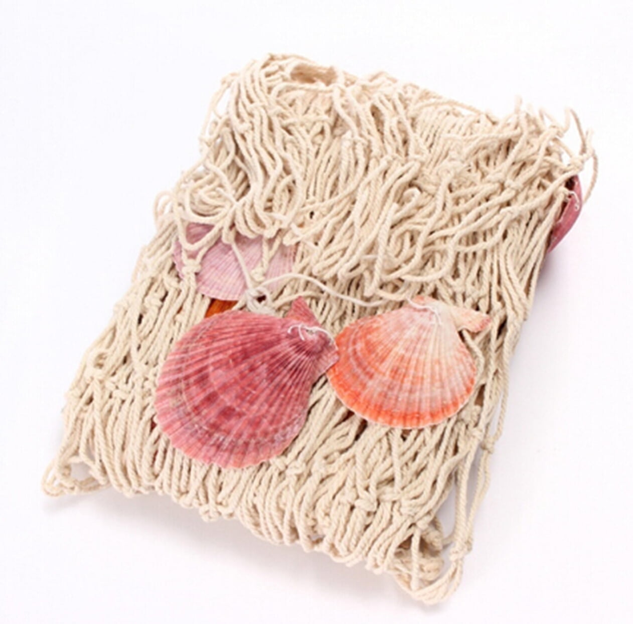 Sprifallbaby Natural Fishing Net Sea Shell Hanging Home Wall Decorative ...