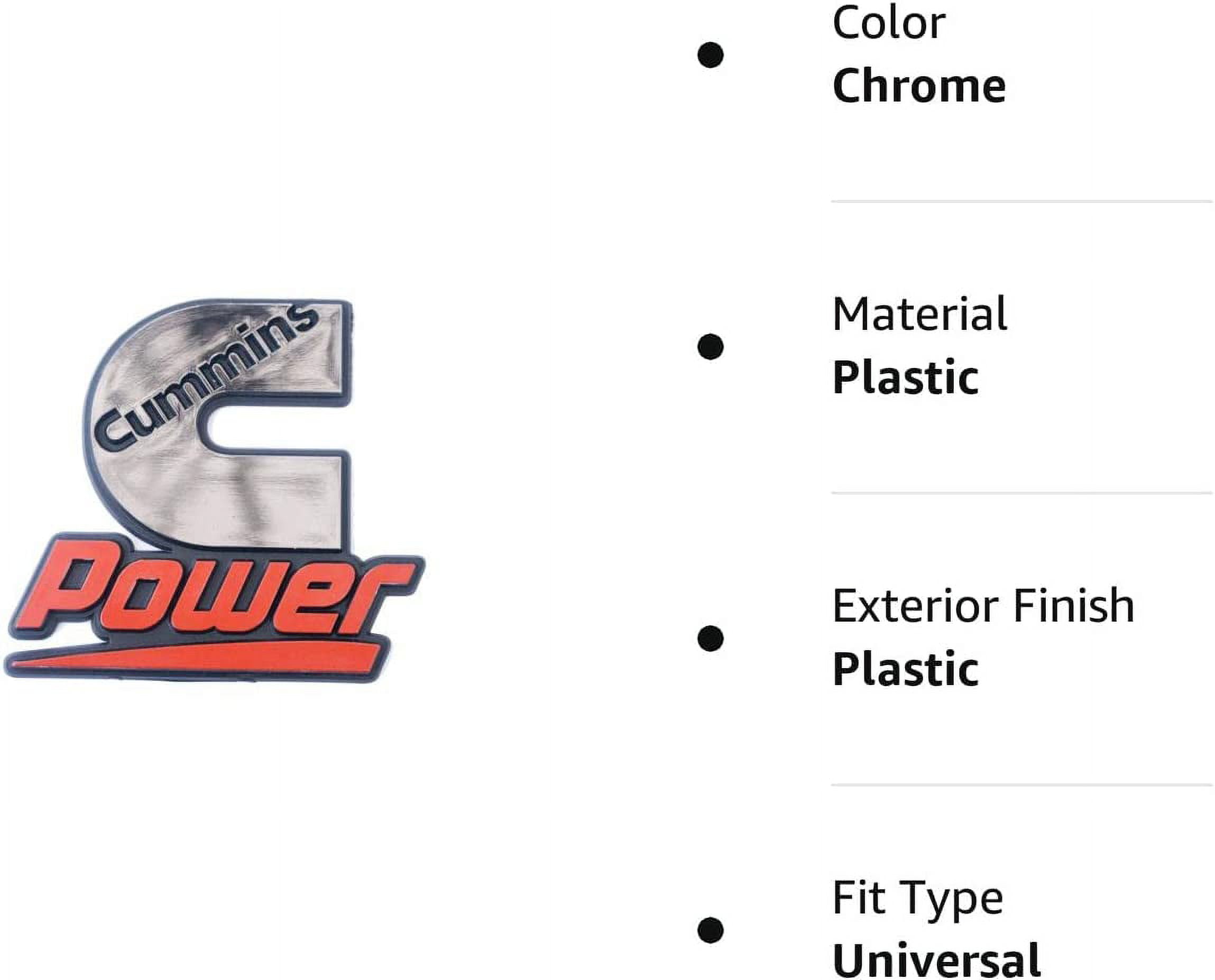 Chrome Cummins Stickers