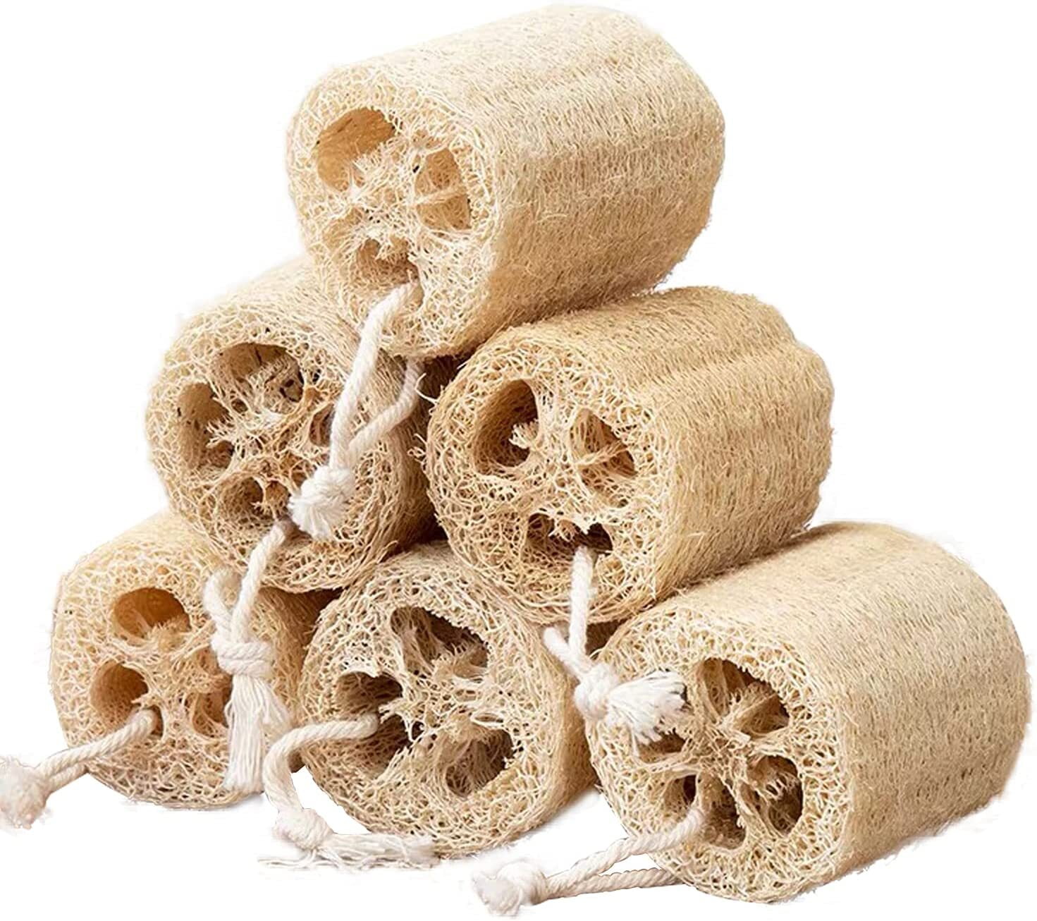 Natural Real Egyptian Shower Loofah Sponge Body Scrubber That Will Get ...