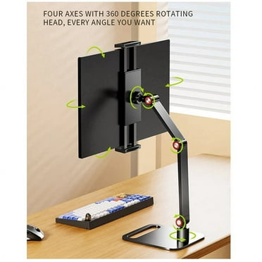 "Displays2go Universal Wheelchair iPad Mount, Rotatable, Tiltable ...