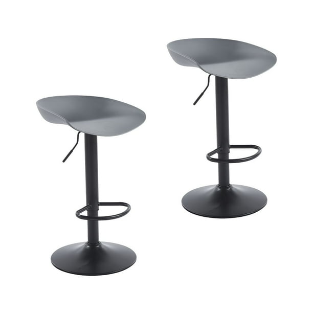 Sillas Shell Mirel para Bar o Barra de Cocina Giratoria 2 Pzas Base ...