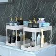 DEKAVA Cabinet, 2 Pack Under Sink Organizer, 2 Tier Sliding Bathroom ...