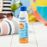 Equate Sport Broad Spectrum Sunscreen Spray Twin Pack, SPF 50, 5.5 oz ...