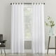 Mainstays 2-Pack Jensen Tab Top Semi-Sheer Curtain Panel Pair, 2 panels ...