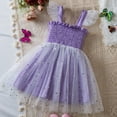 Toddler Girl Dresses Tulle Pageant Party Star Sleeveless Roleplay Gown ...