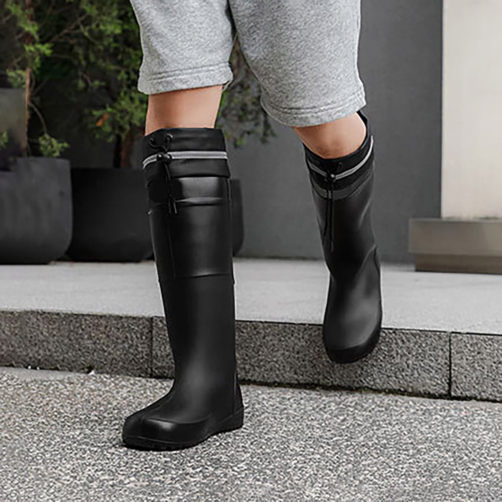 Click here for Ximin Mens High Rain Boots Waterproof Boots Lightw... prices