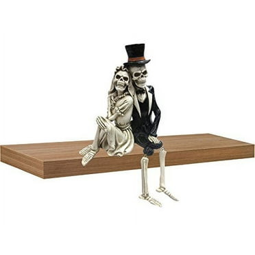 Love Never Dies Wedding Bride And Groom Skeleton Couple In Dancing Pose Figurine - Walmart.com