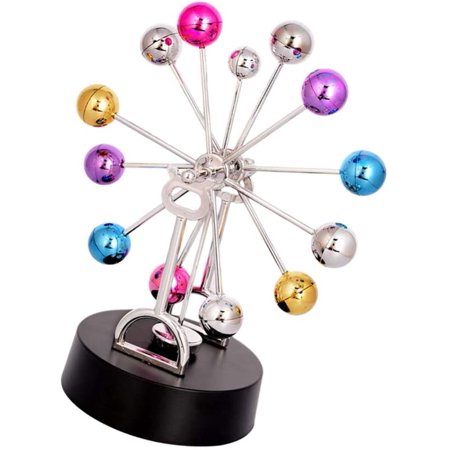 Art Asteroid Perpetual Motion Desk Toy Swing Balance Balls Solar System ...