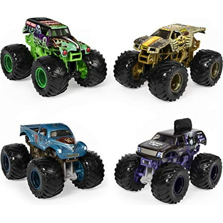 Monster Jam, Official Reveal The Steel 4-Pack of Color-Changing Die ...