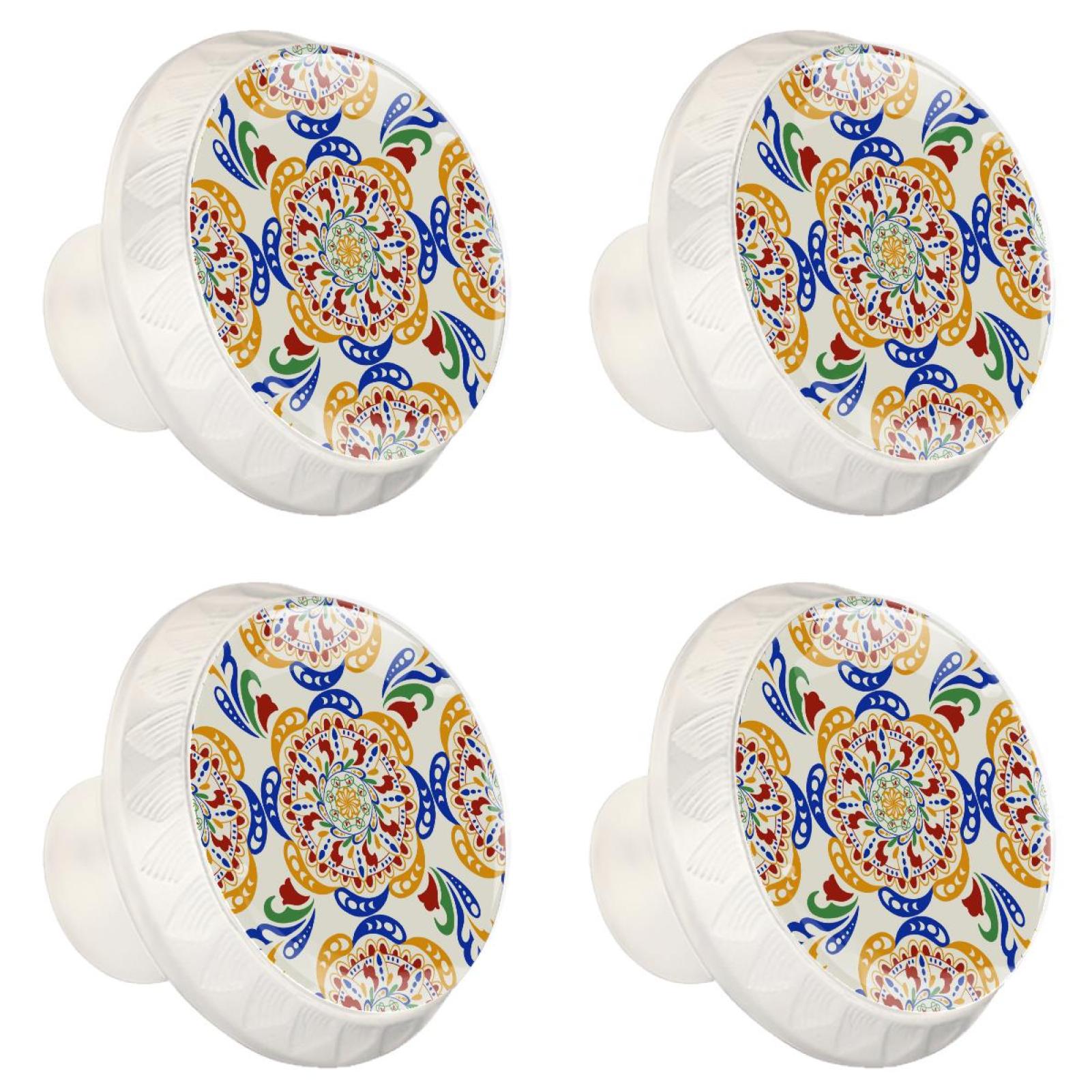 4 Pcs Boho Texture Knobs for Kitchen Cabinet Cupboard Dresser Bookcase ...