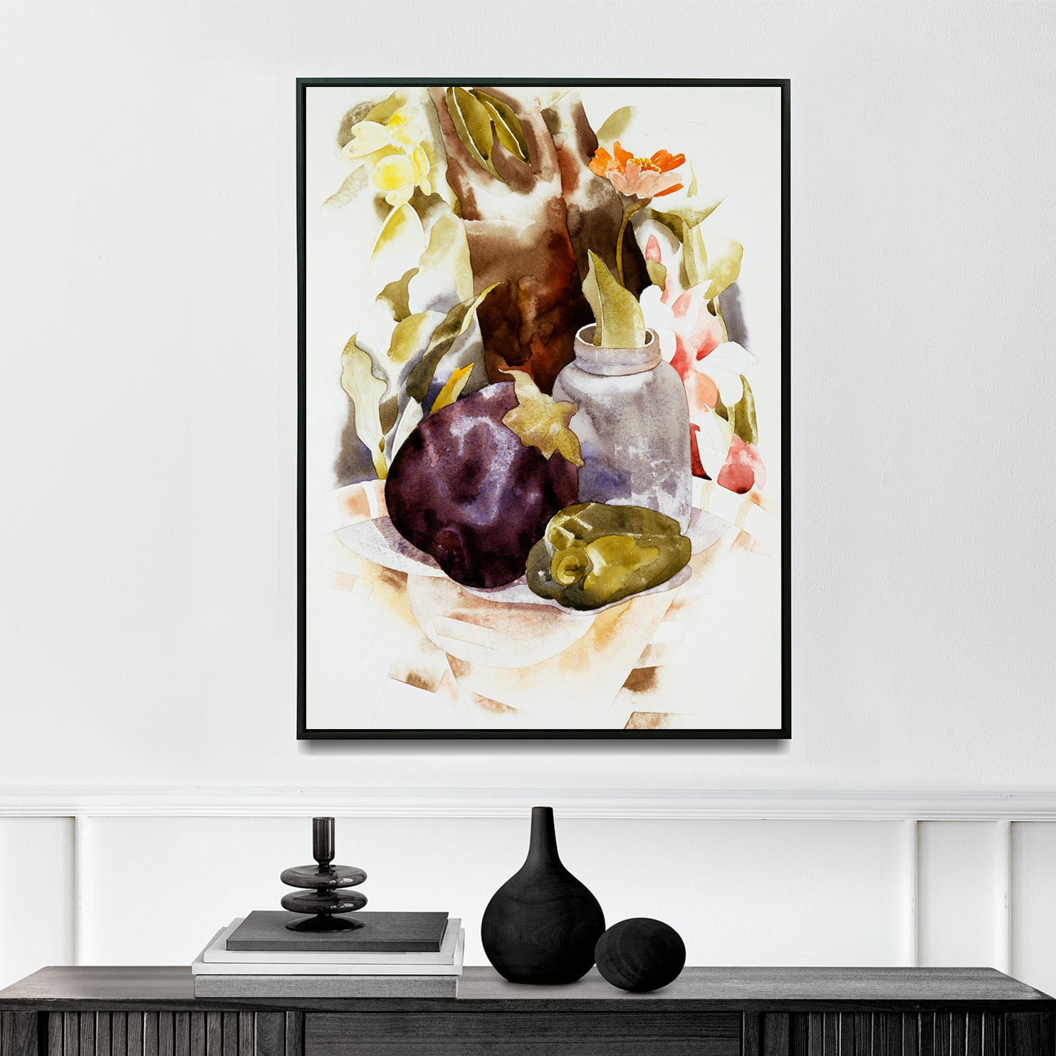 Eggplant and Green Pepper - 1925 | Charles Demuth | Premium Fine Art ...