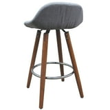 !nspire Camaro II 26 in. Upholstered Counter Stool - Set of 2 - Walmart.com