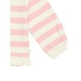 easy-peasy Toddler Girl Pullover Stripe Hacci Sweatshirt, Sizes 18M-5T ...
