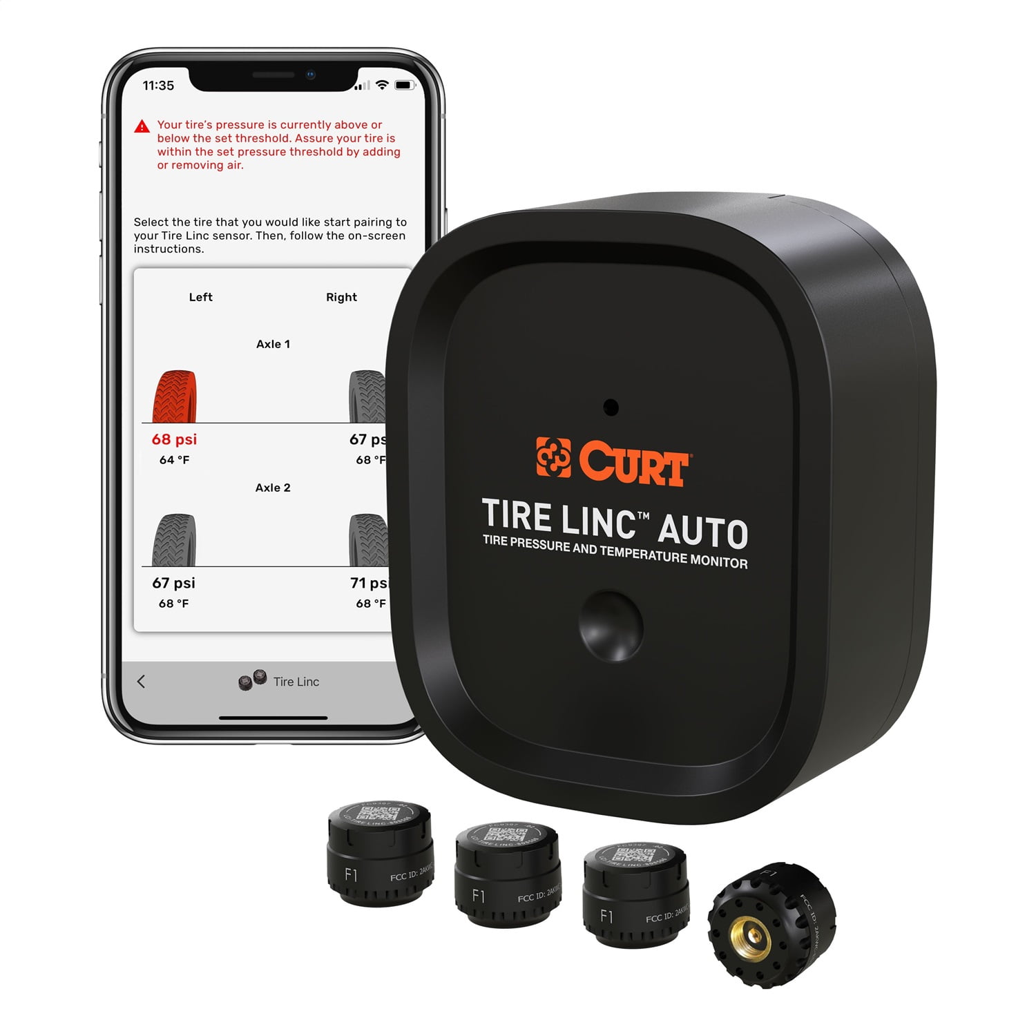 Click here for Curt 57009 Tire Pressure Monitoring System prices