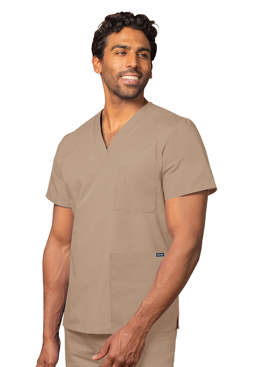 Adar Universal Unisex Scrubs - V-Neck Tunic Scrub Top - Walmart.com