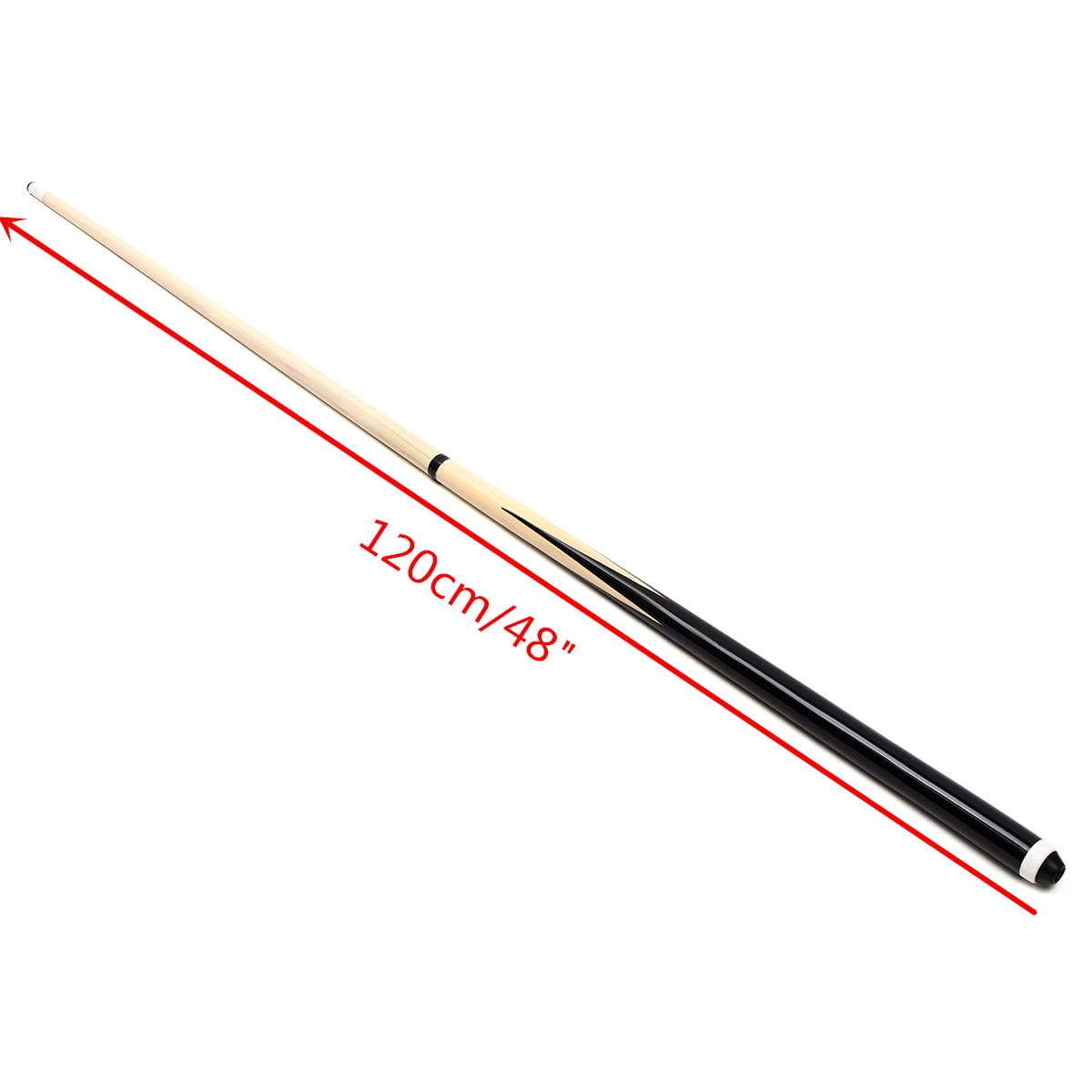 Pool Cues 48 Inch Shorty Cue 2-Piece Billiard House Cue Sticks Sport ...