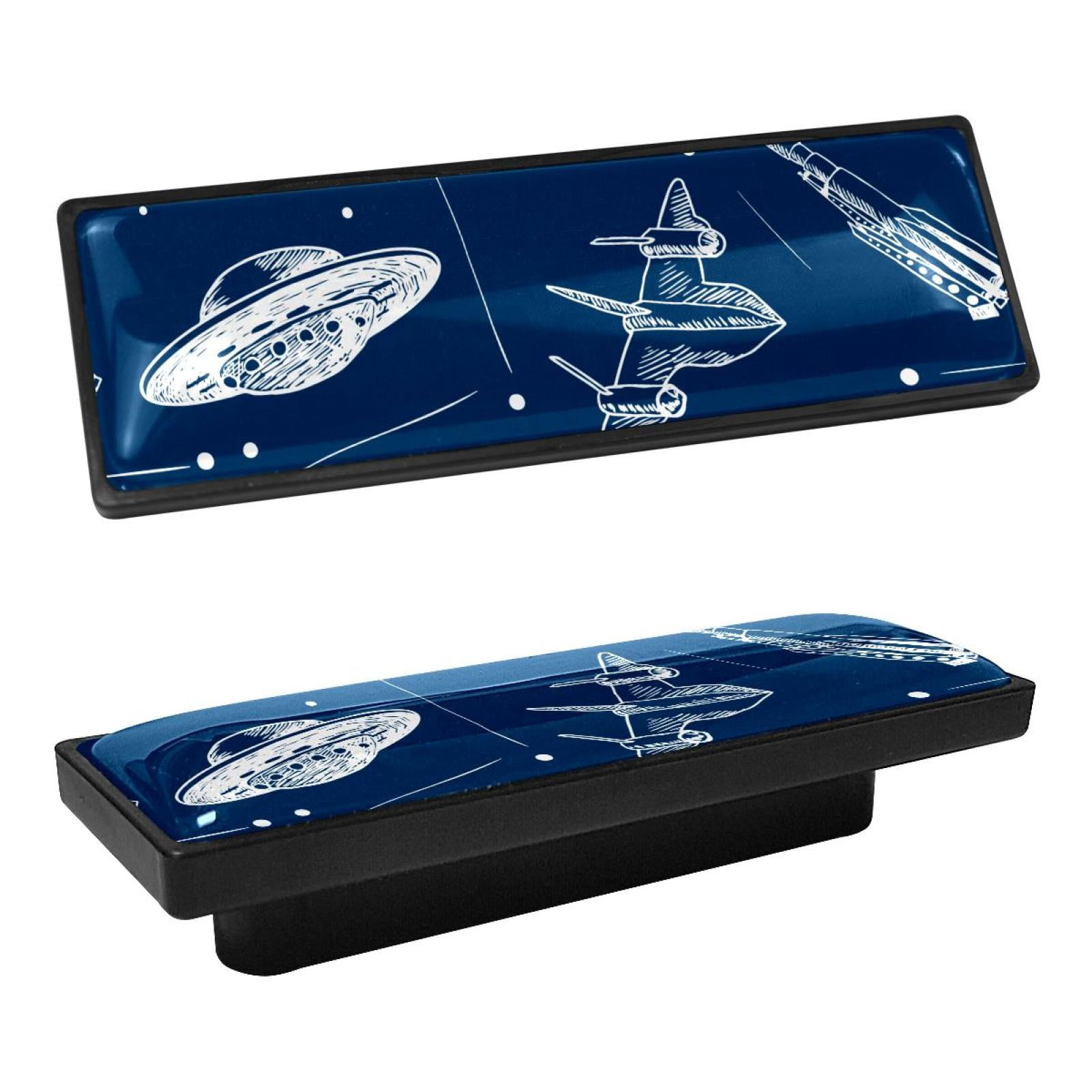 4 Pcs Rectangle Cabinet Handle Cupboard Knob Drawer Pulls Handle ...