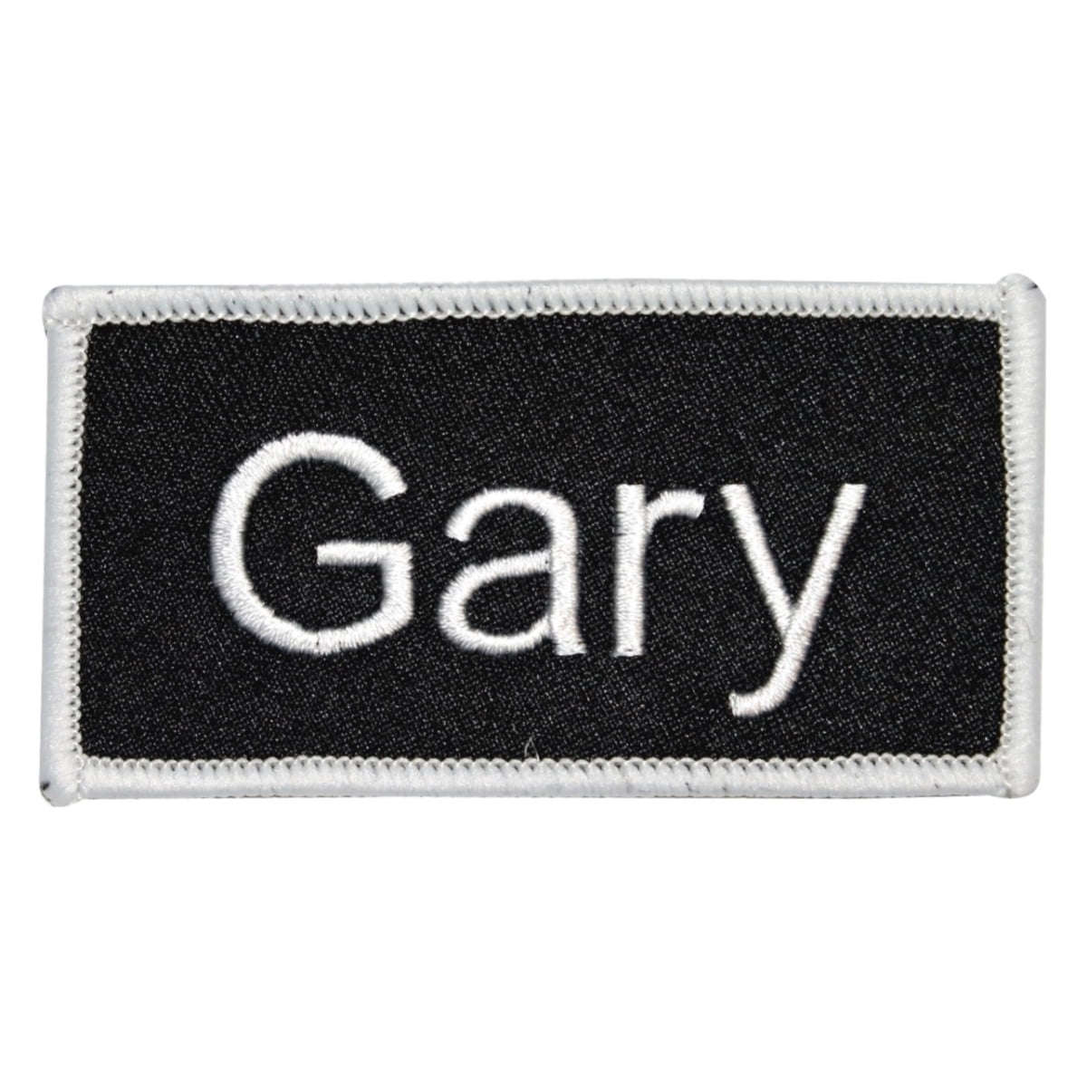 Gary Name Tag Patch Uniform ID Work Shirt Badge Embroidered Iron On ...