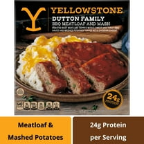 Yellowstone Dutton Family Dinner BBQ Meatloaf and Mashed Potatoes Meal ...